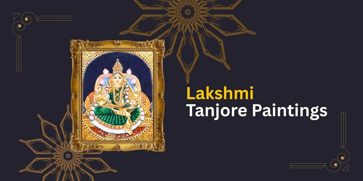 Lotus Thrones and Halos: Identifying Authentic Tanjore Painting Lakshm ...