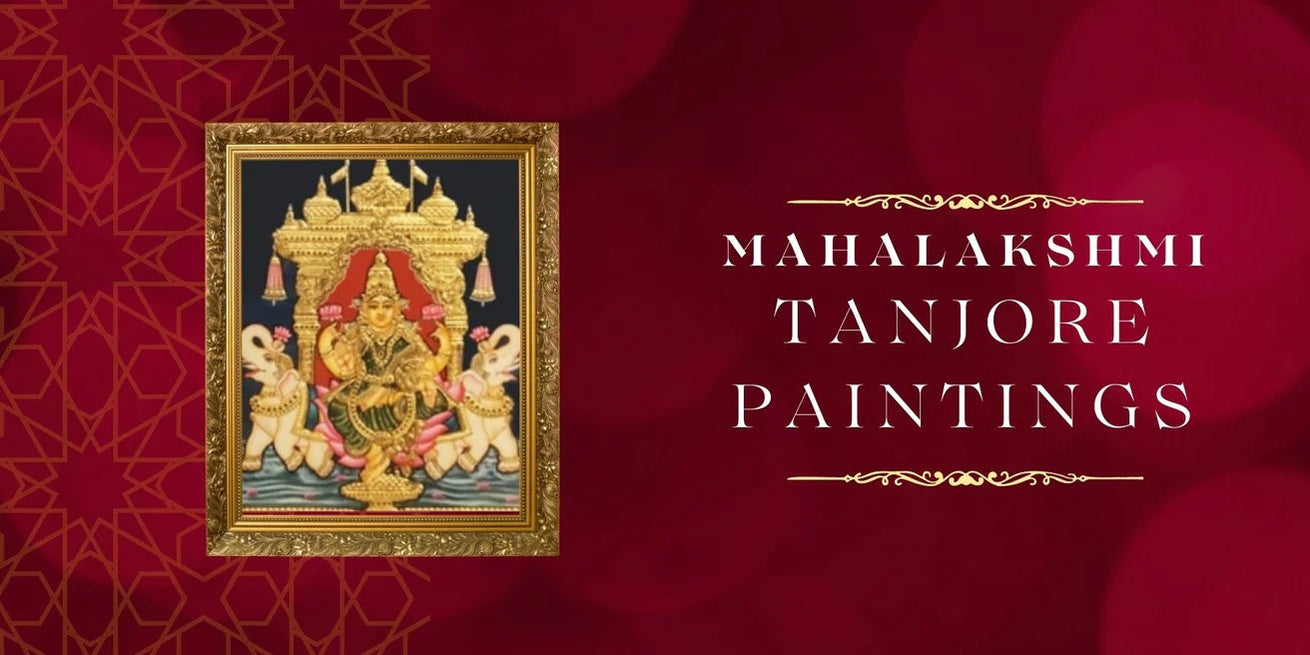 Mahalakshmi in Tanjore Art: The Crown Jewel of Divine Decor | Mangala Arts