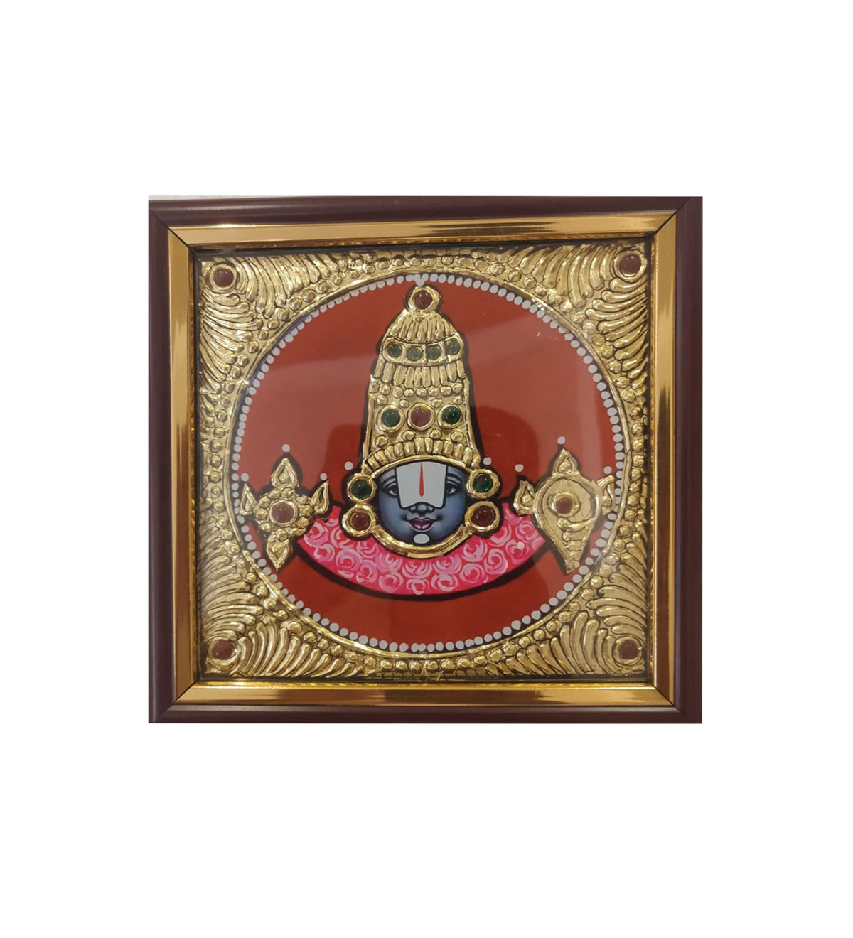 Perumal Face Tanjore Painting | Mangala Arts