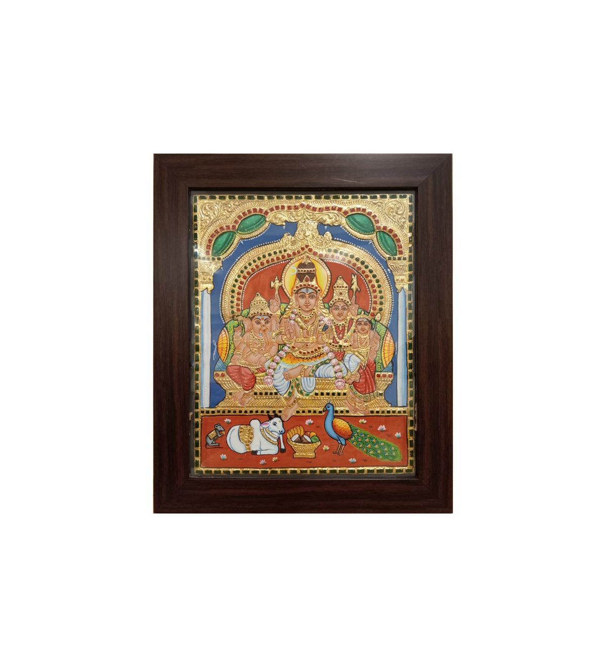 Sivan Family Tanjore Painting | Mangala Arts