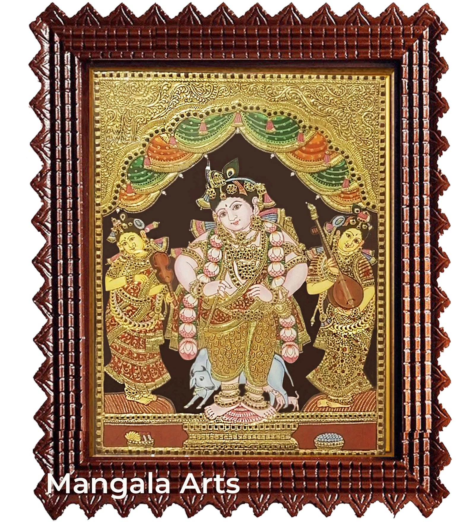 Krishnar Tanjore Painting | Mangala Arts