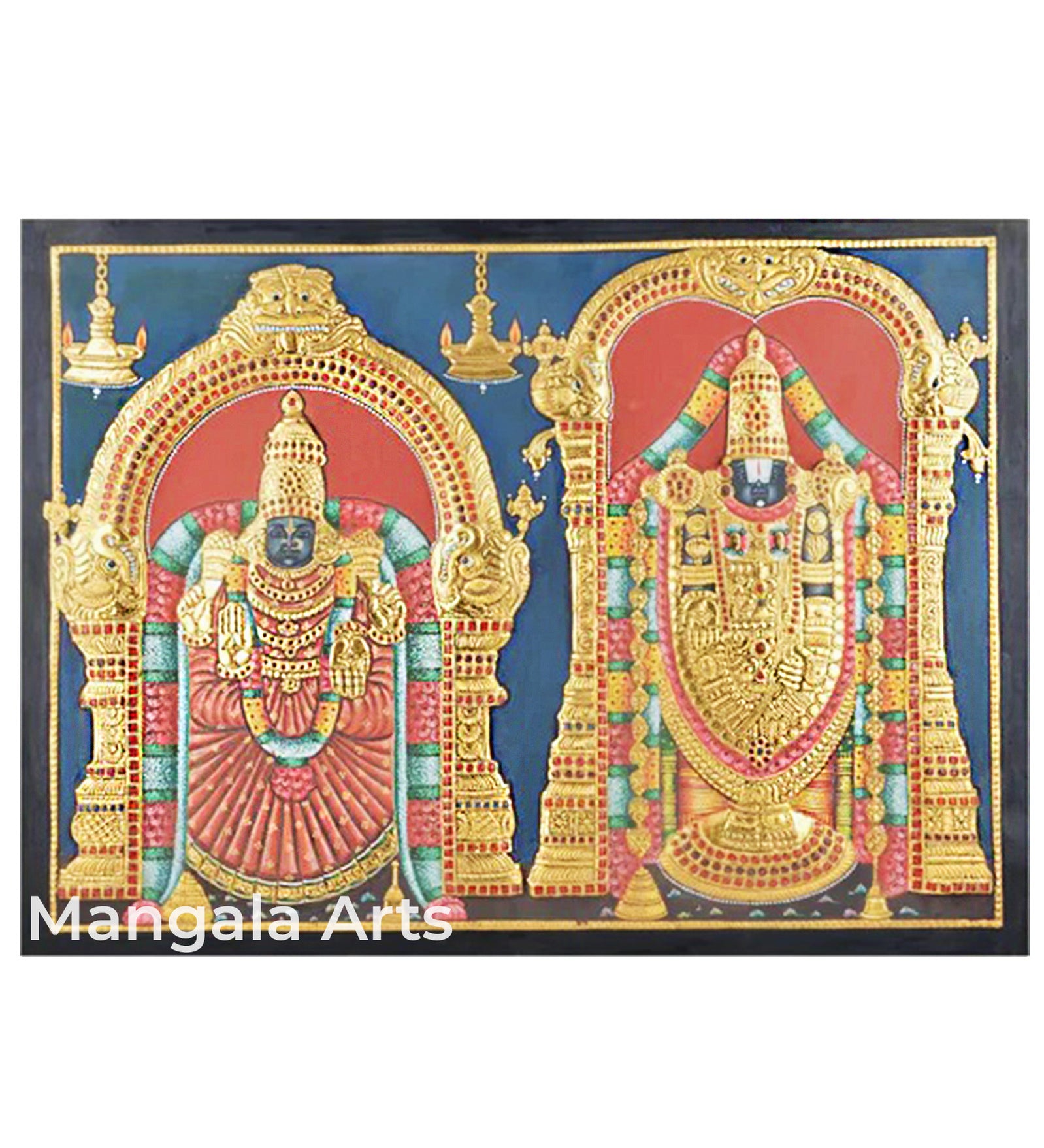 Balaji Thaayar Tanjore Painting | Mangala Arts