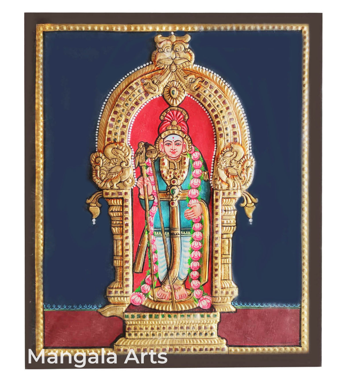 Murugan Antique Tanjore Painting | Mangala Arts