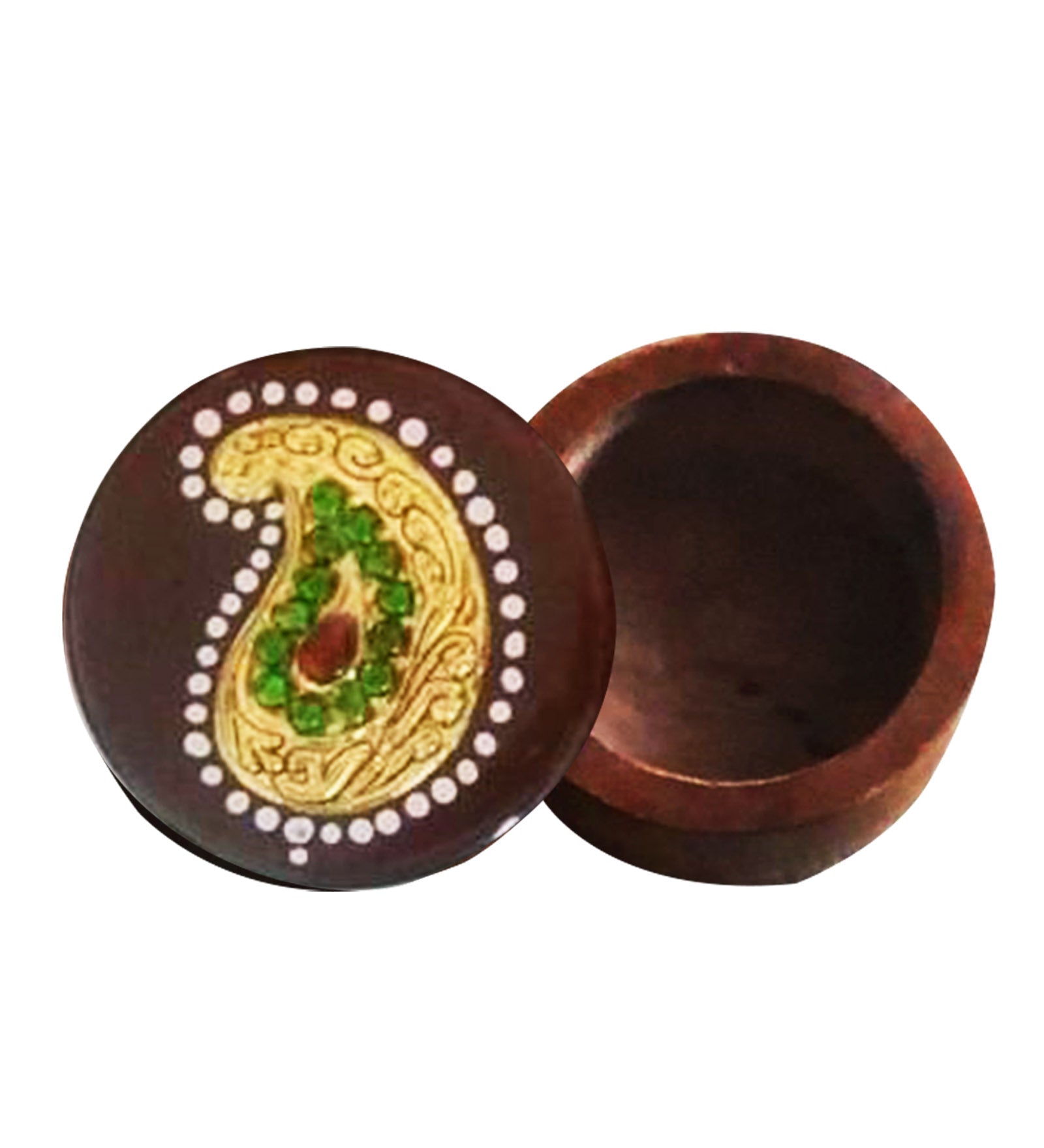 Kumkum Box with Tanjore Painting - Set of 9 Boxes | Mangala Arts