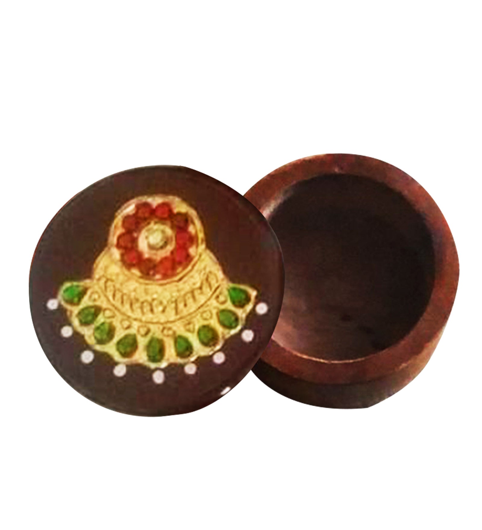 Kumkum Box with Tanjore Painting - Set of 9 Boxes | Mangala Arts