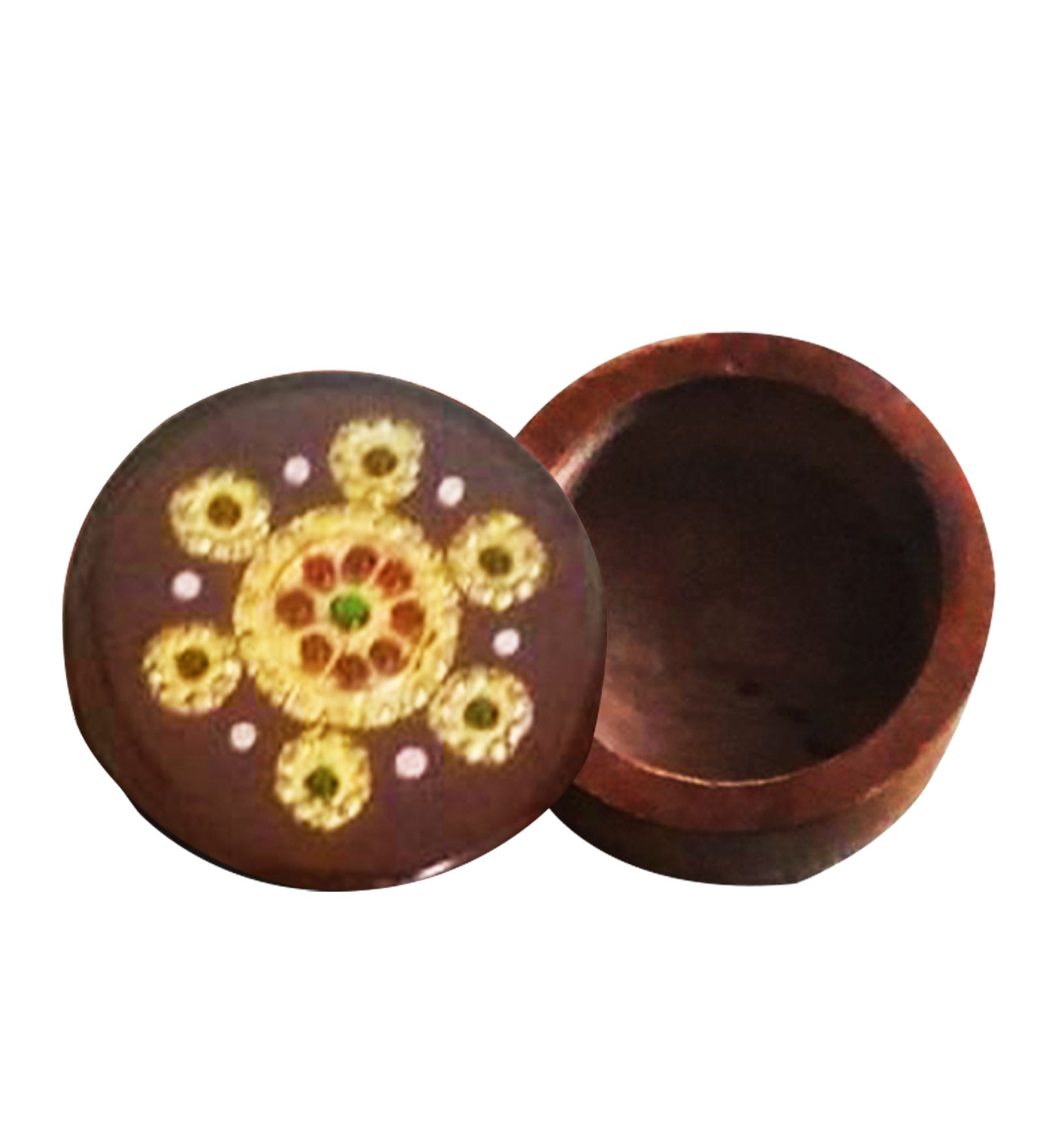 Kumkum Box with Tanjore Painting - Set of 9 Boxes | Mangala Arts