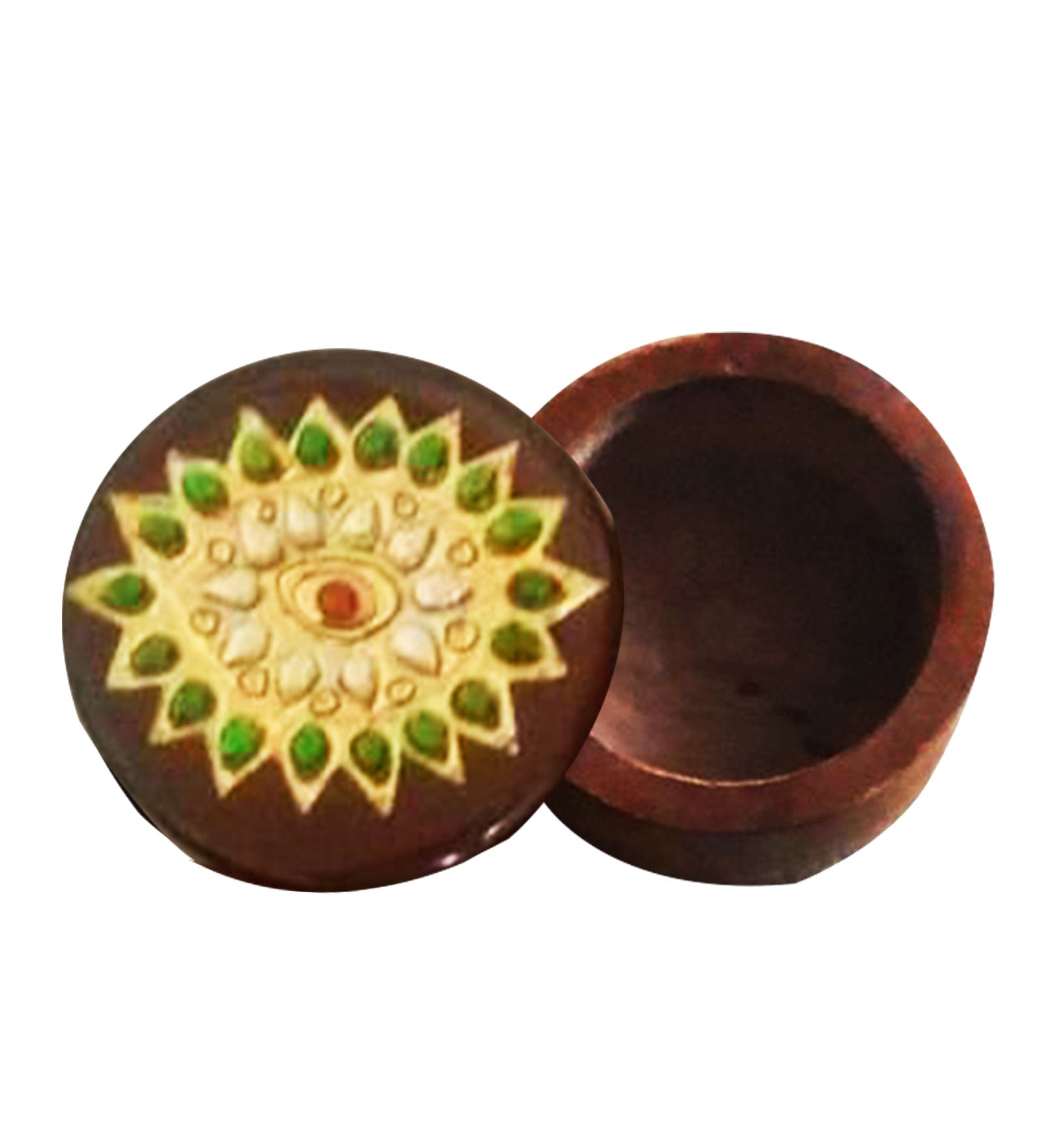 Kumkum Box with Tanjore Painting - Set of 9 Boxes | Mangala Arts
