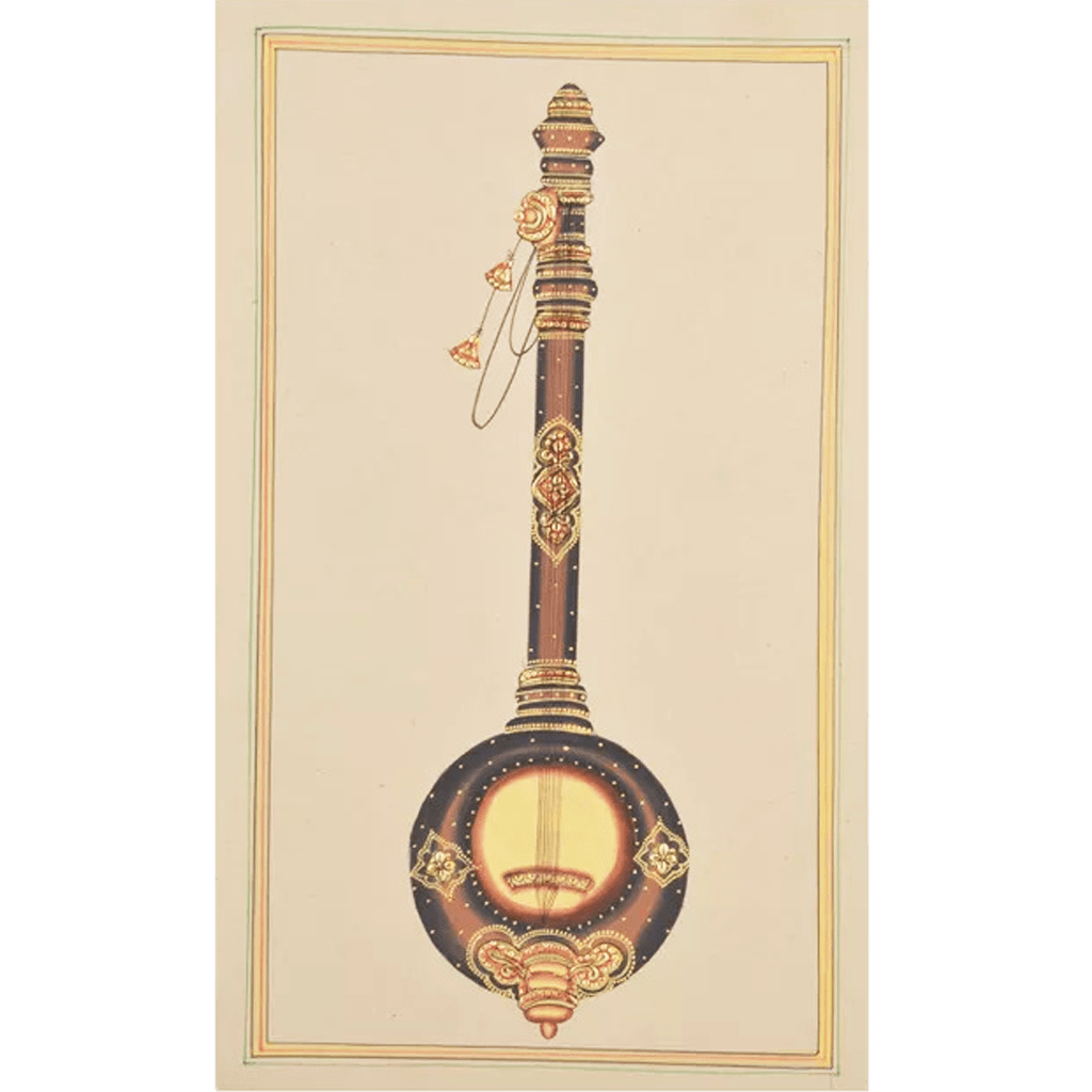 Thambura Paper Gold Paint Tanjore Painting | Mangala Arts